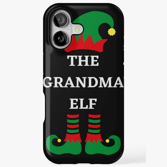 Grandma Elf Family Matching Holiday Gift iPhone 17 through 11 Pro Max ...
