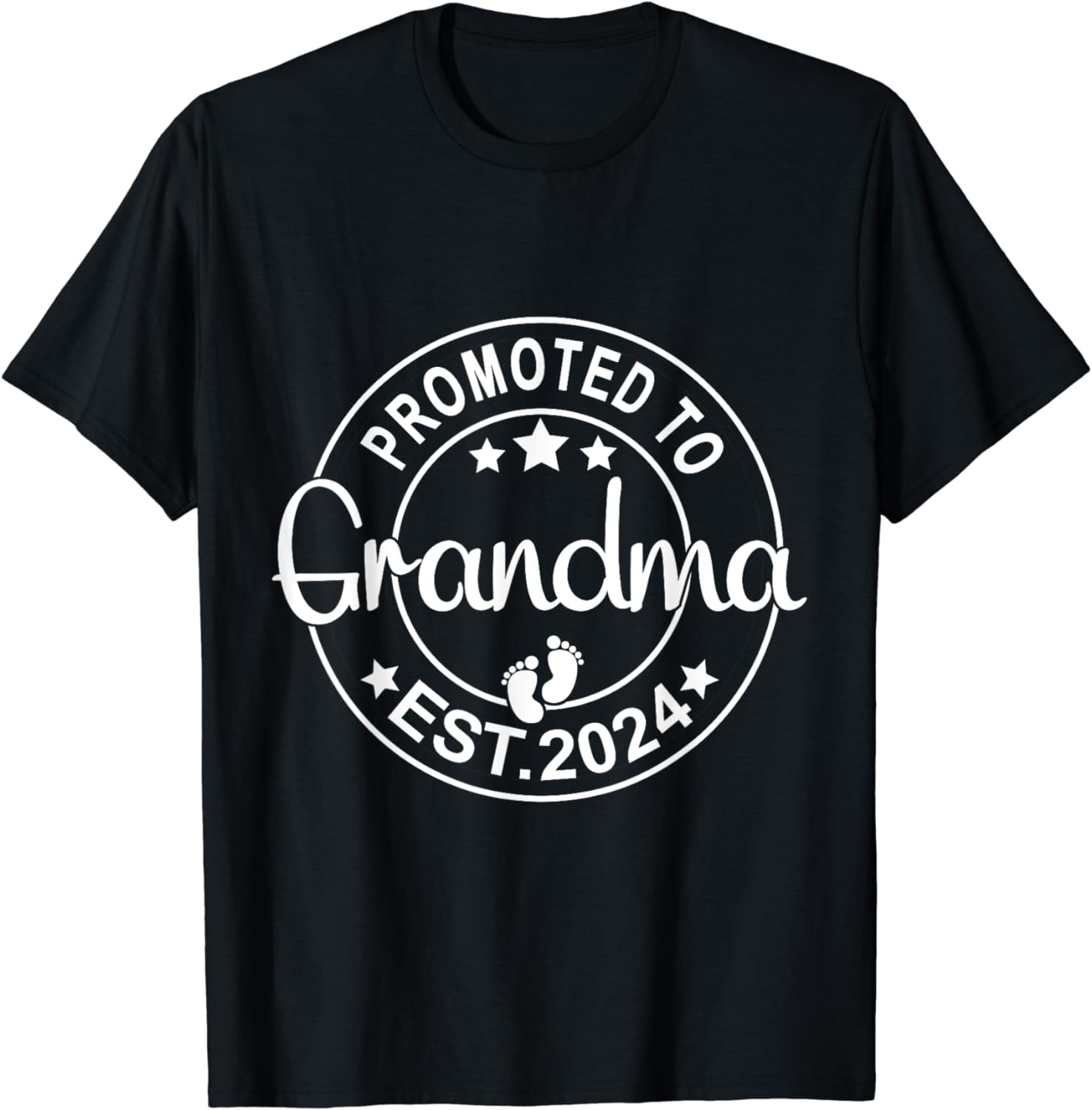 Grandma Est 2024 mothers Day 2024 Promoted to New Grandma T-Shirt ...