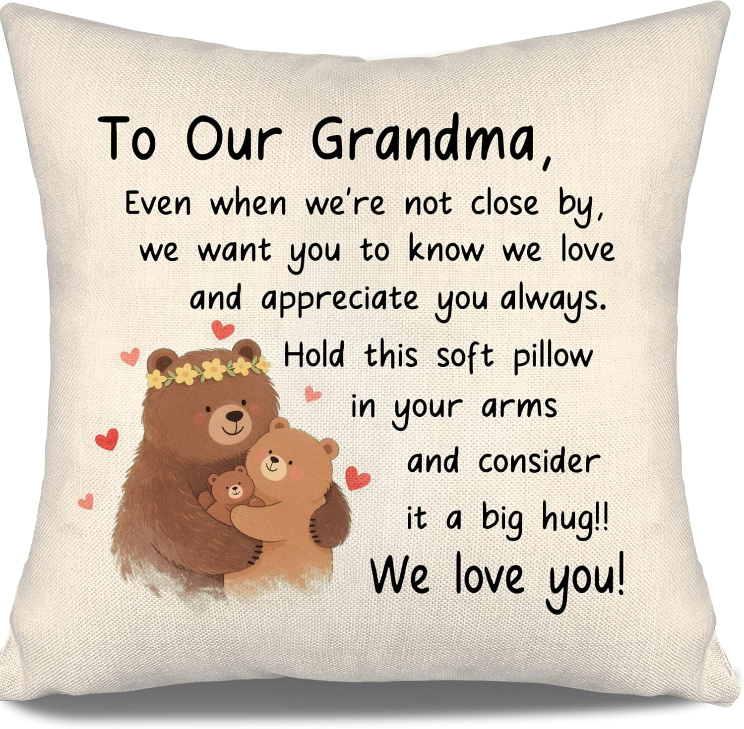 Grandma Even When We''re Not Close by We Want You to Know We Love and ...