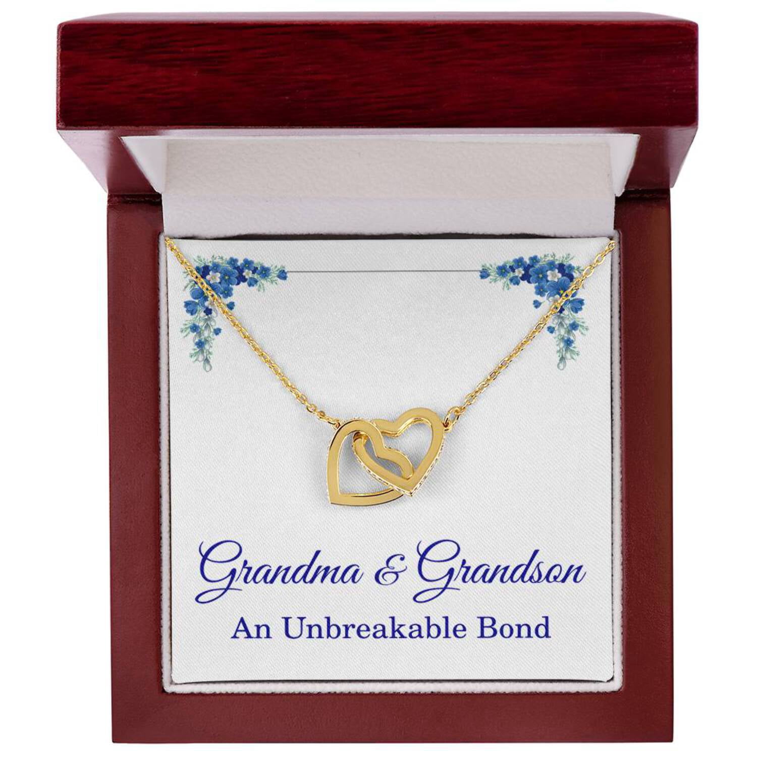 Grandma Gifts from Grandson Grandma Grandson Gifts Grandma Necklace An ...