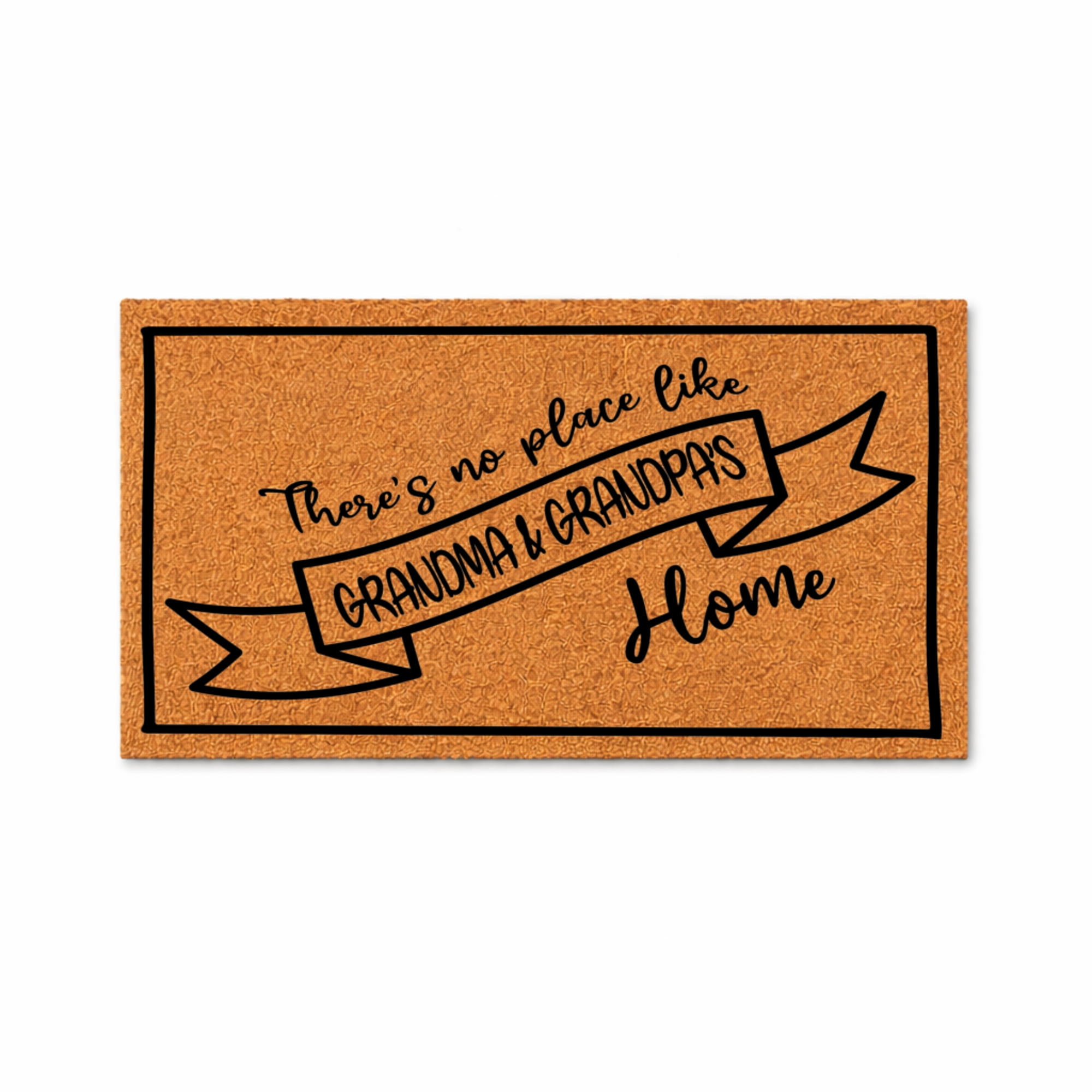 Grandma Grandpa Doormat, There’s No Place Like Grandma & Grandpa Home ...