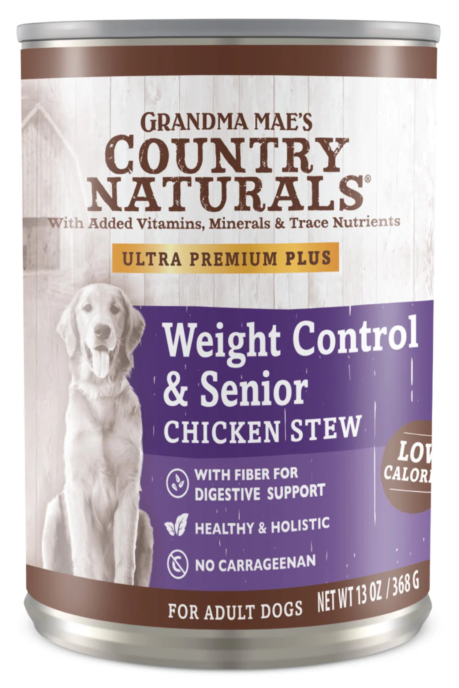 Grandma Mae's Country Naturals Weight Control Senior Wet Dog Food ...