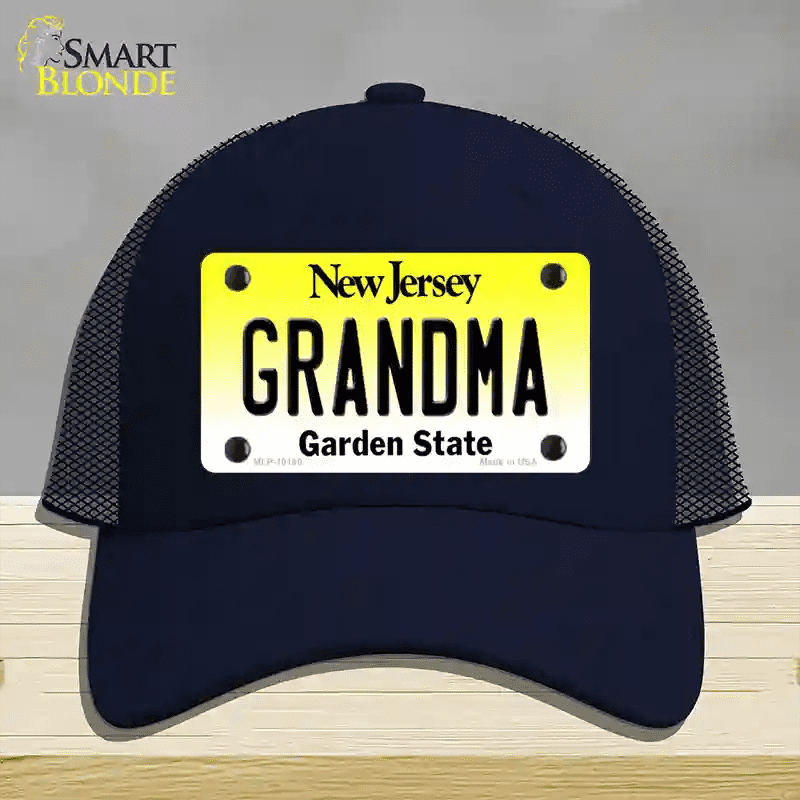 Grandma New Jersey Novelty License Plate Hat Mesh Navy - Walmart.com