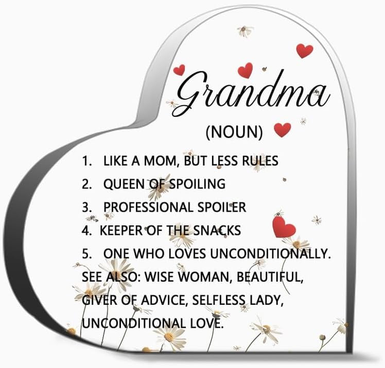 Grandma Noun Like A Mom But Less Rules Inspirational Gifts For Friends ...