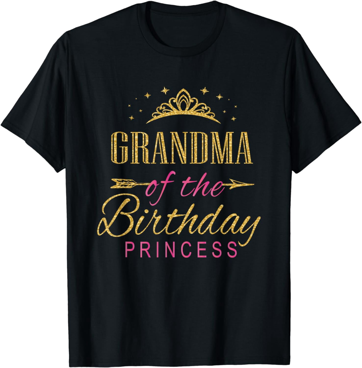 Grandma Of The Birthday Princess Girls Party T-Shirt - Walmart.com