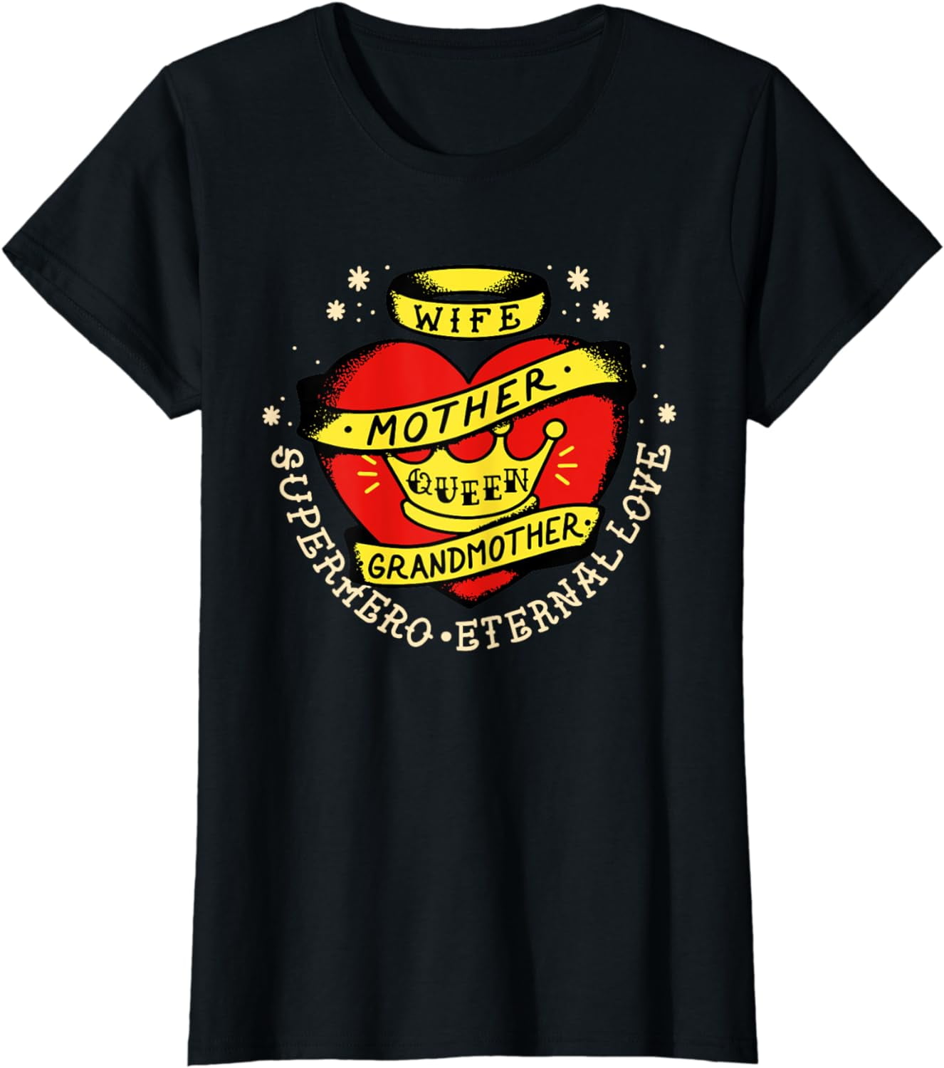 Grandma Wife Mother Grandmother Grandma T-Shirt - Walmart.com