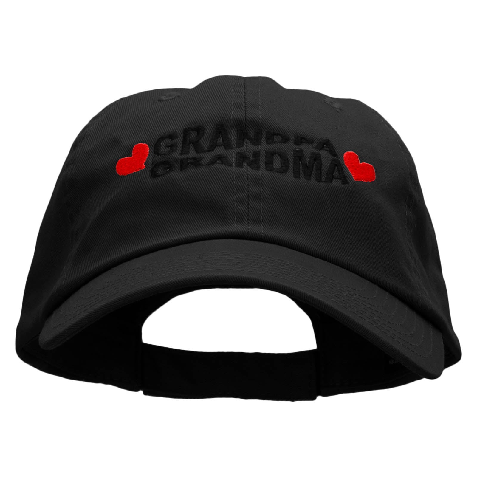 Grandma and Grandpa Embroidered Low Profile Dyed Cotton Twill Cap ...