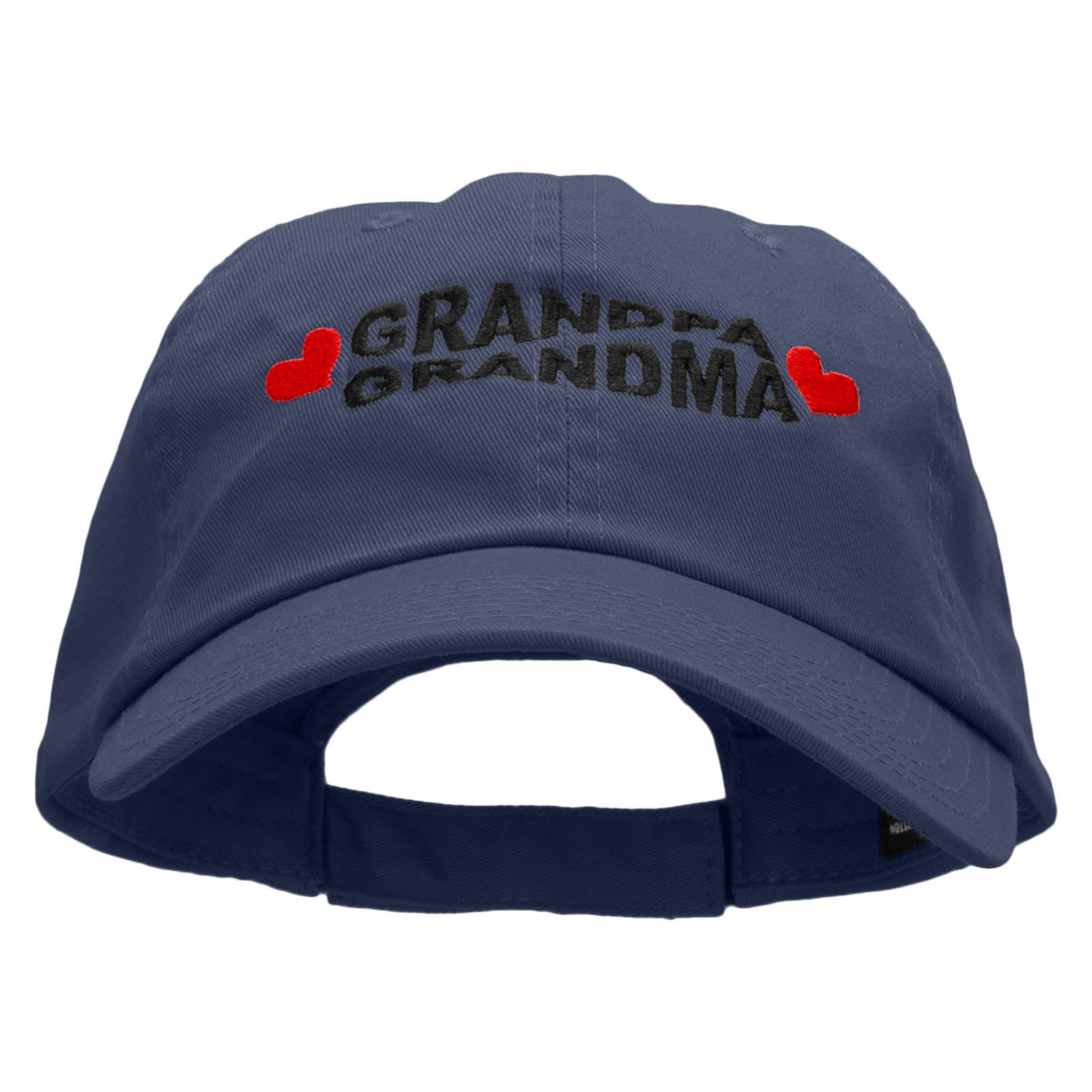 Grandma and Grandpa Embroidered Low Profile Dyed Cotton Twill Cap ...