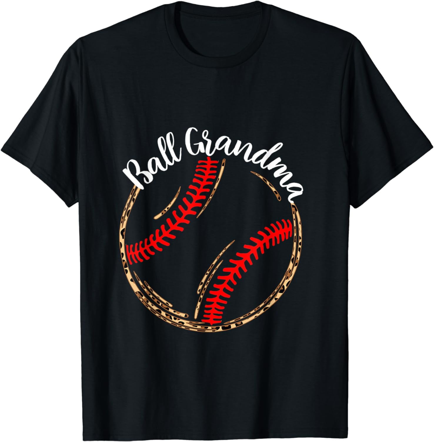 Grandma of Both Baseball Softball Grandkids Ball Mothers Day T-Shirt ...