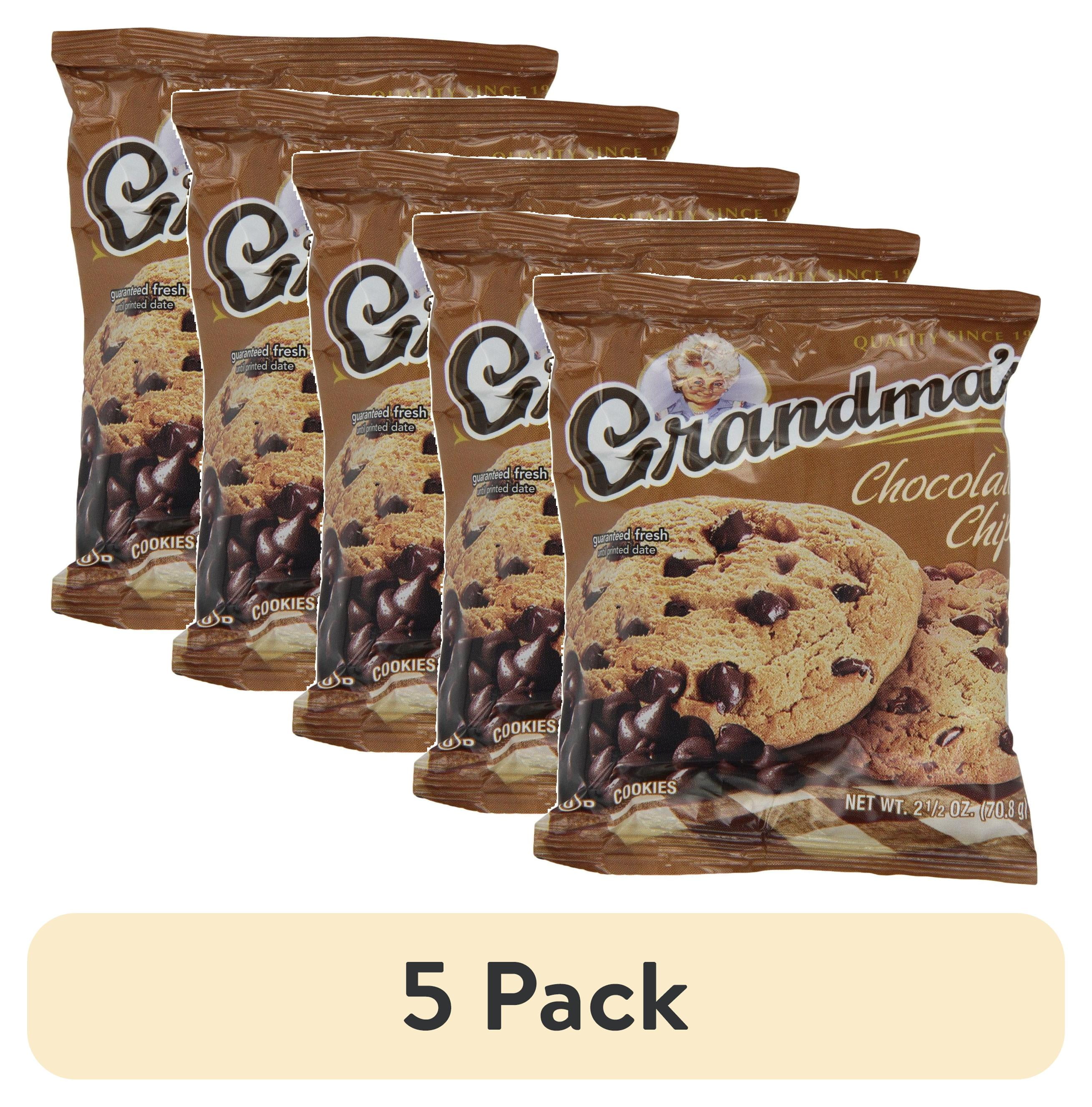 (5 pack) Grandma's Chocolate Chip Cookies - 33 Pks - Total 66 Cookies ...