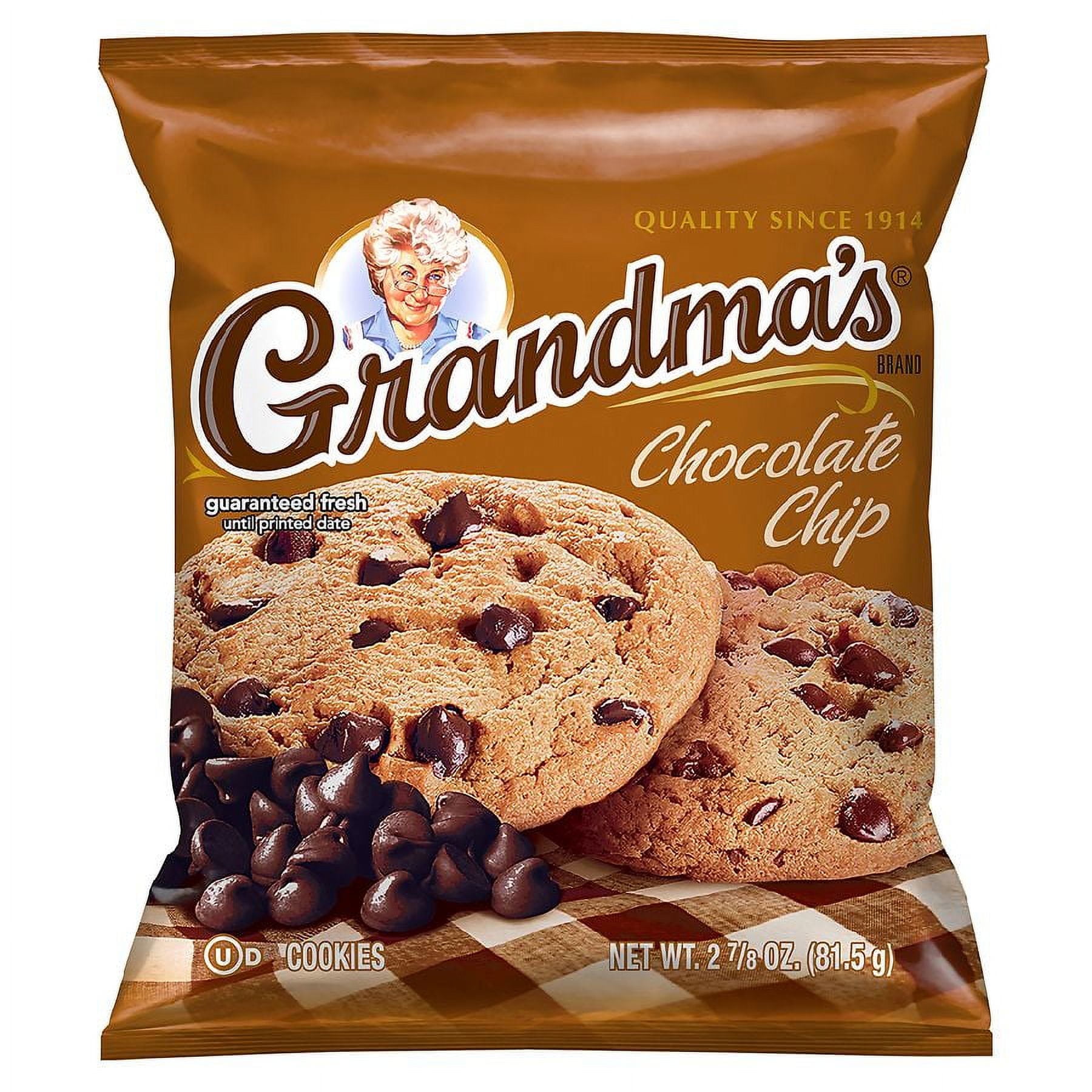Grandma's Cookies Chocolate Chip 81.5 g - Walmart.com