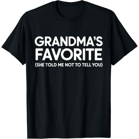 Grandma's Favorite Granddaughter Womens T-Shirt - Walmart.com