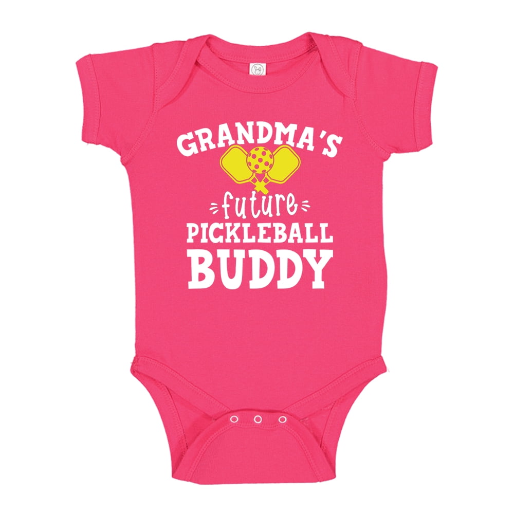 Grandma's Future Pickleball Buddy Baby Bodysuit One Piece 12 mo Cyber ...