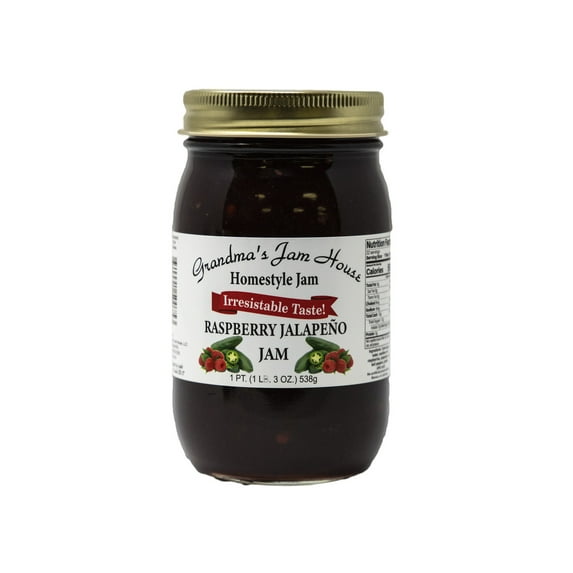 Grandma's Homestyle Raspberry Jalapeno Jam, 2-Pack 16 oz. Jars ...
