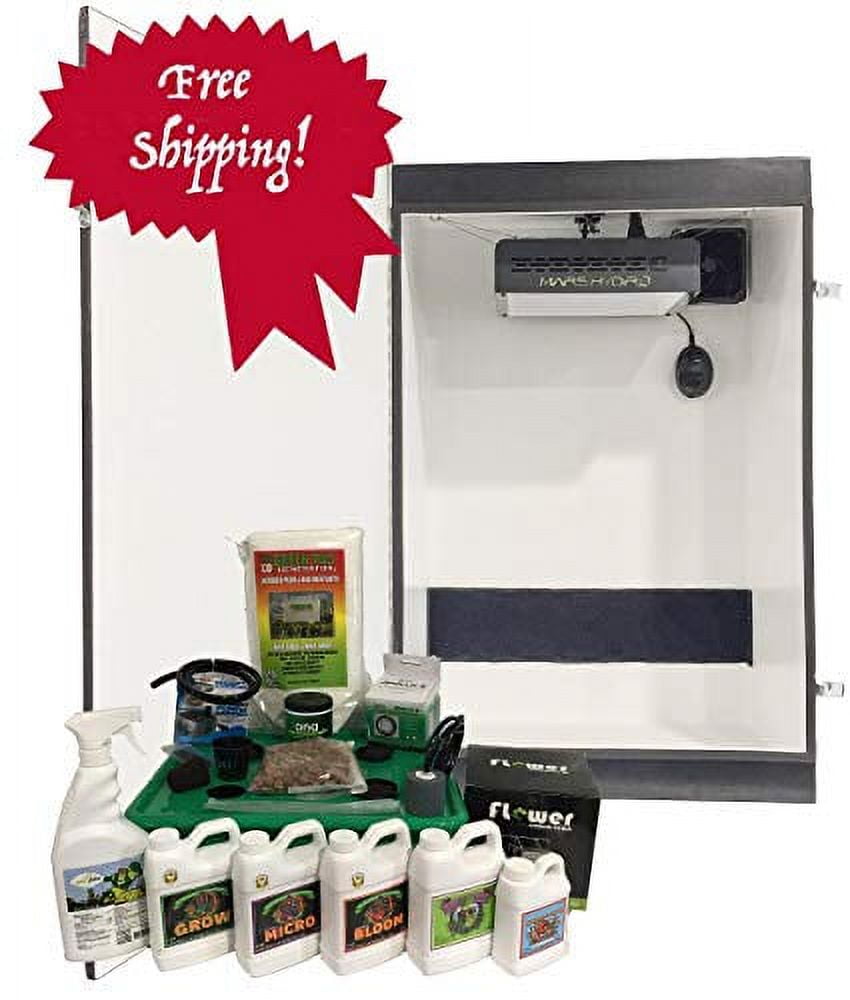 Grandma's Secret Garden 5.0-4 Plant Hydroponics Grow Box - Walmart.com