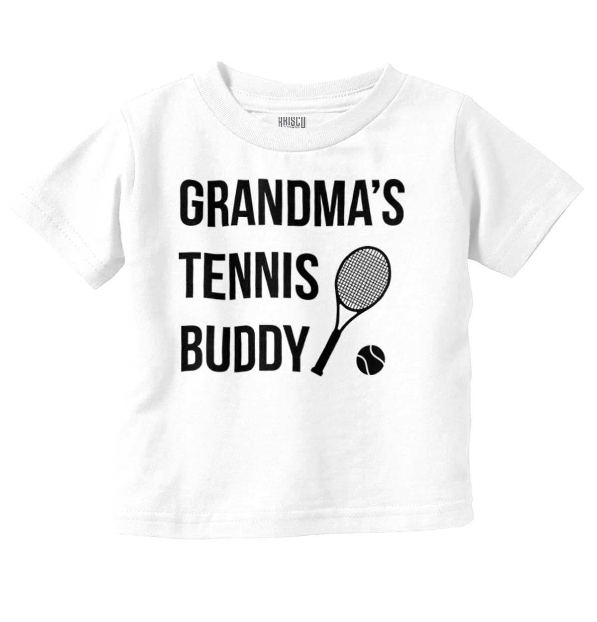 Grandma's Tennis Buddy Athletic Toddler Boy Girl T Shirt Infant Toddler ...
