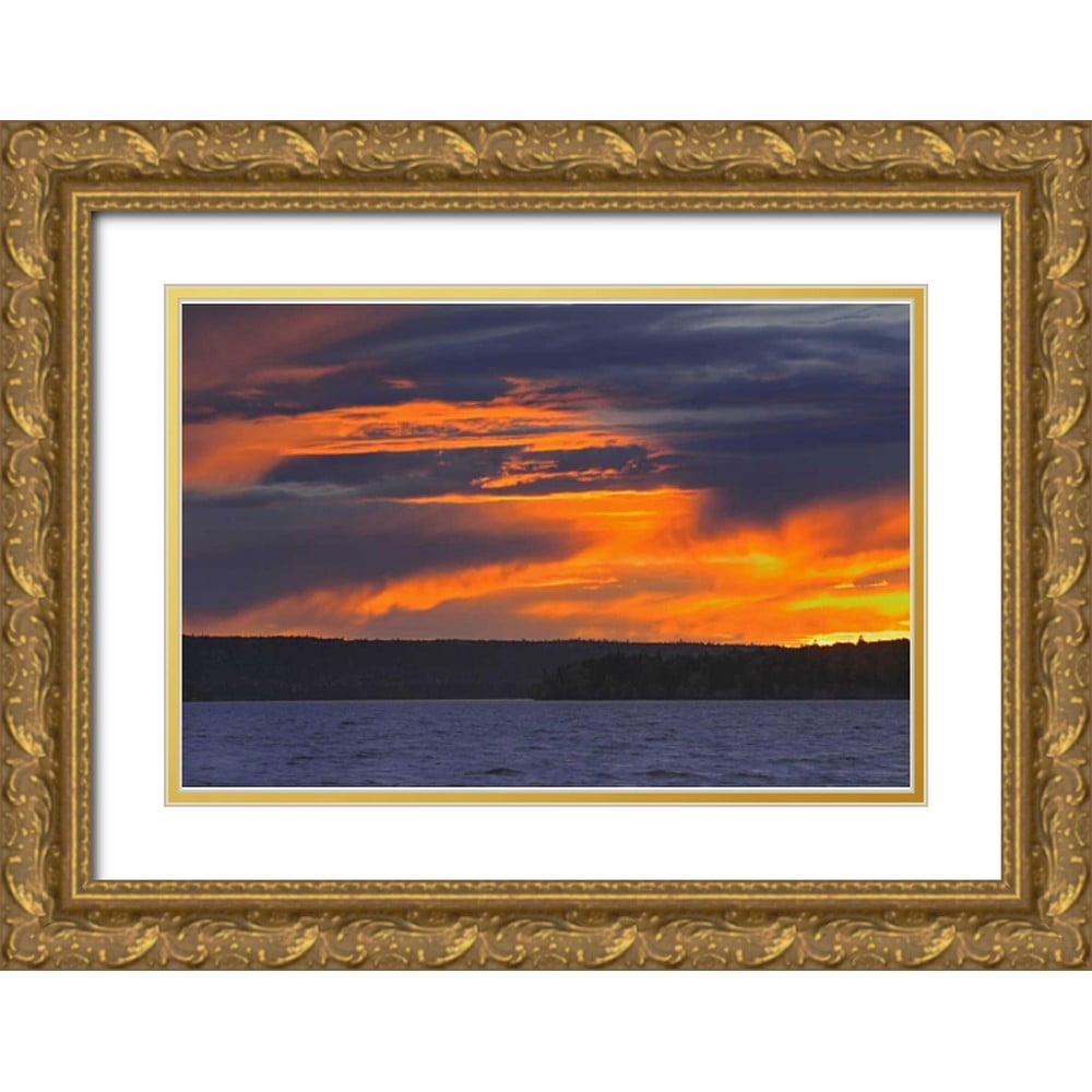 Grandmaison, Mike 18x13 Gold Ornate Wood Framed with Double Matting ...