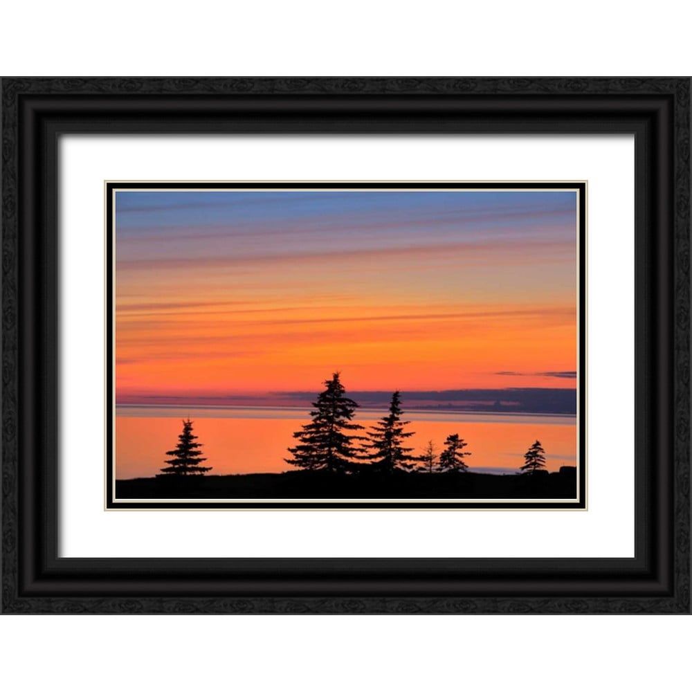 Grandmaison, Mike 24x17 Black Ornate Wood Framed with Double Matting ...