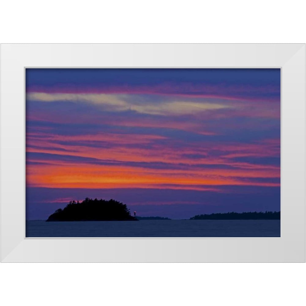 Grandmaison, Mike 24x17 White Modern Wood Framed Museum Art Print ...