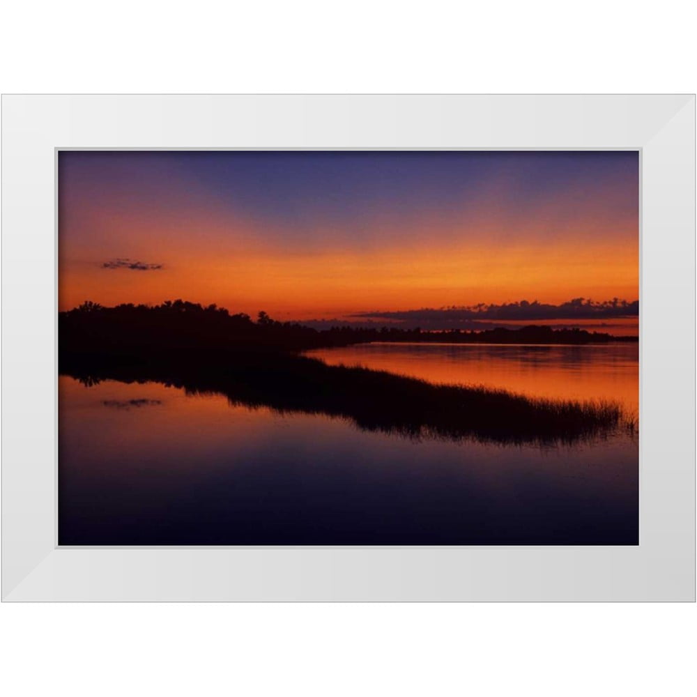 Grandmaison, Mike 24x18 White Modern Wood Framed Museum Art Print ...