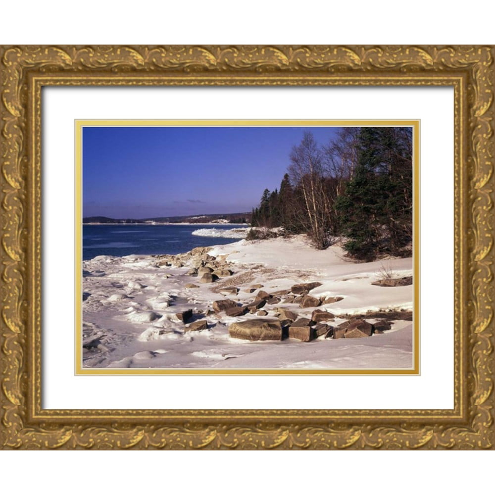 Grandmaison, Mike 24x19 Gold Ornate Wood Framed with Double Matting ...