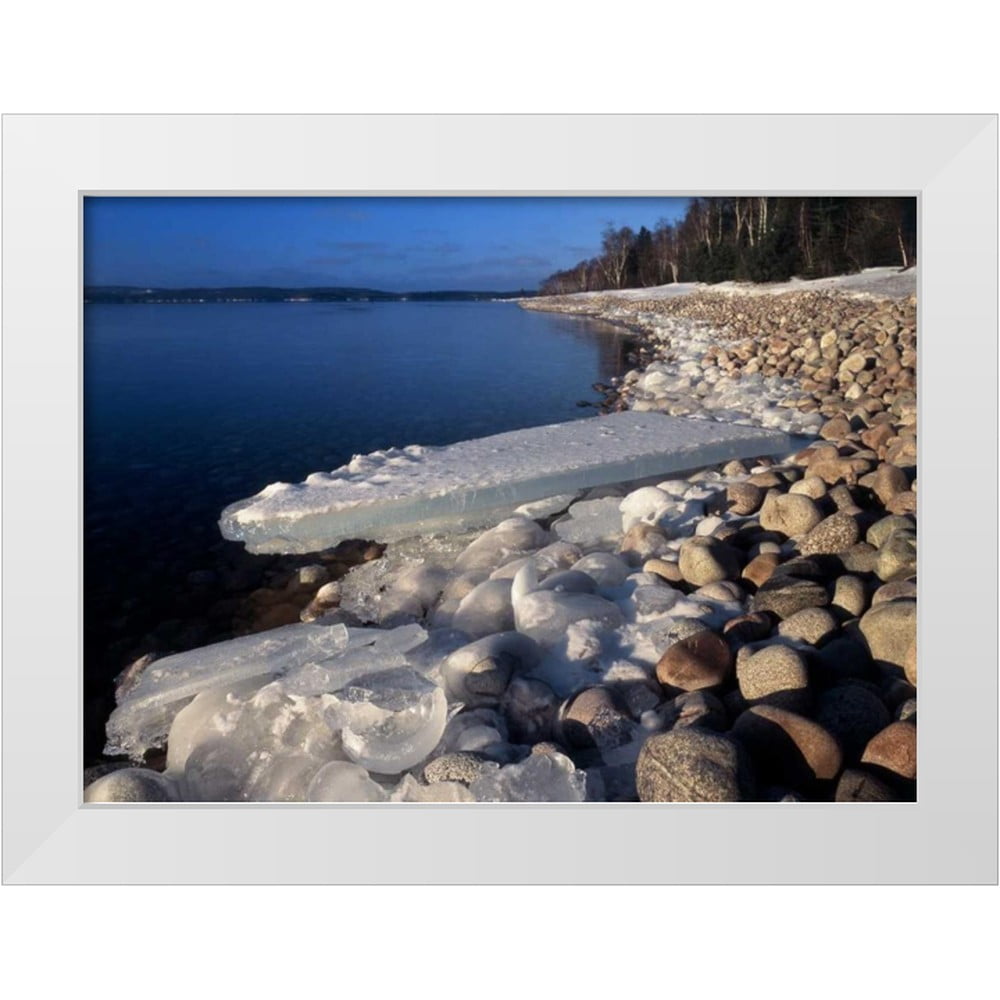 Grandmaison, Mike 24x19 White Modern Wood Framed Museum Art Print ...