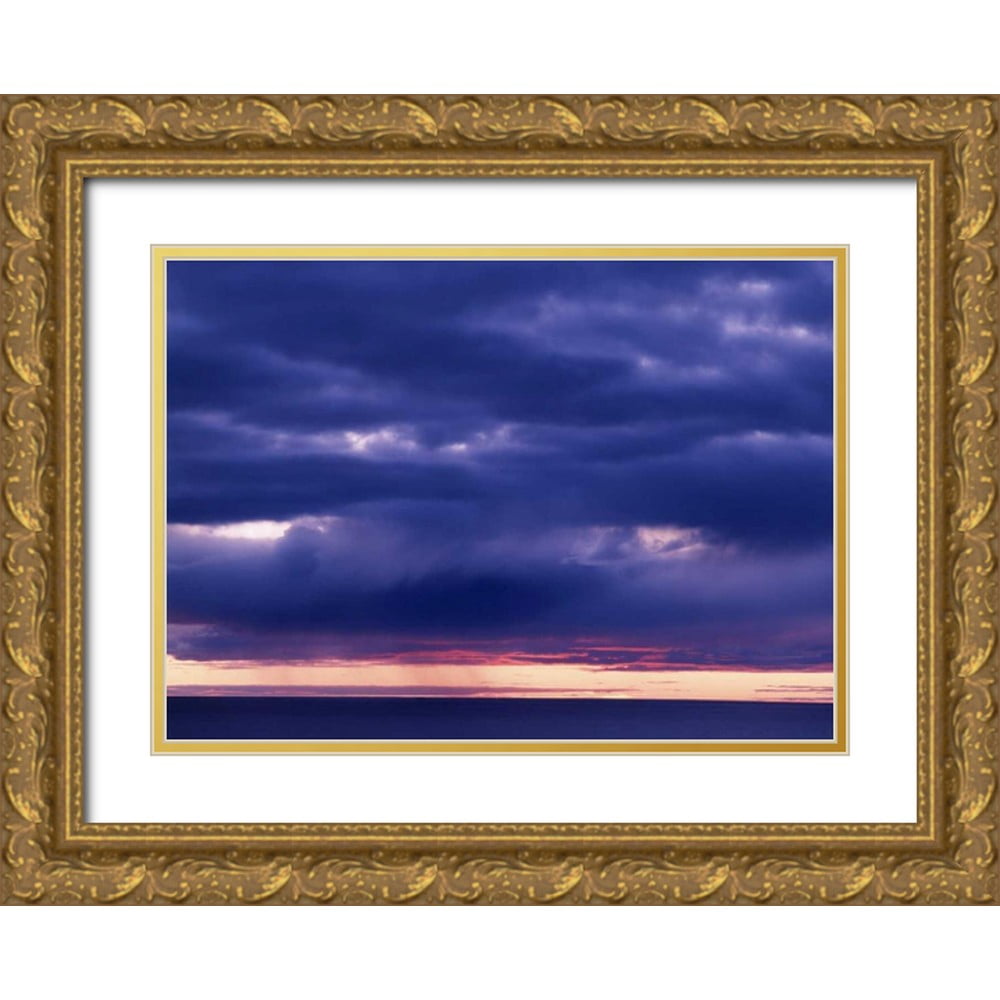 Grandmaison, Mike 32x24 Gold Ornate Wood Framed with Double Matting ...
