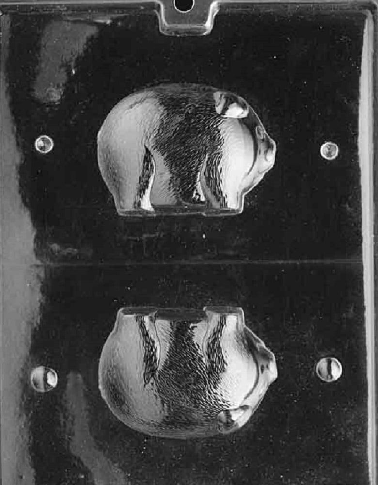 Grandmama's Goodies A036 3D Pig Chocolate Candy Soap Mold with ...