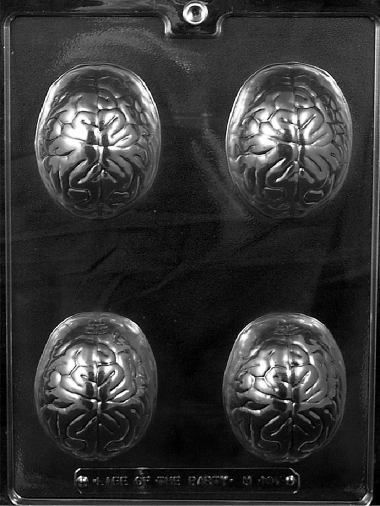 Grandmama's Goodies M197 The Brain Chocolate Candy Soap Mold with ...