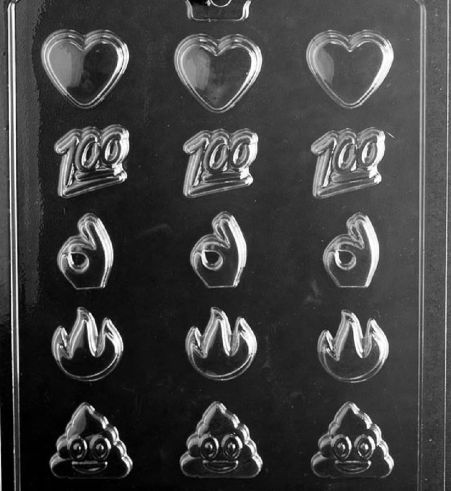 Grandmama's Goodies M256 Assorted Symbols Chocolate Candy Mold with ...