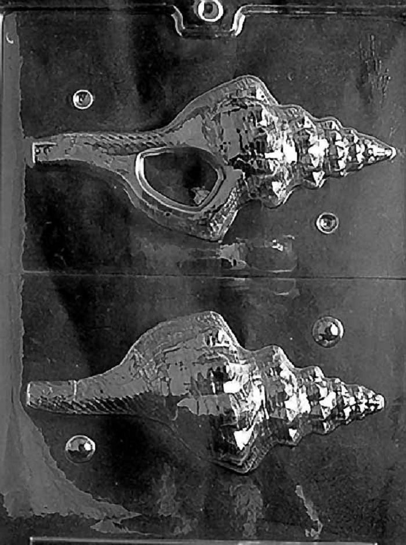 Grandmama's Goodies N019 Conch Shell Chocolate Candy Soap Mold with ...