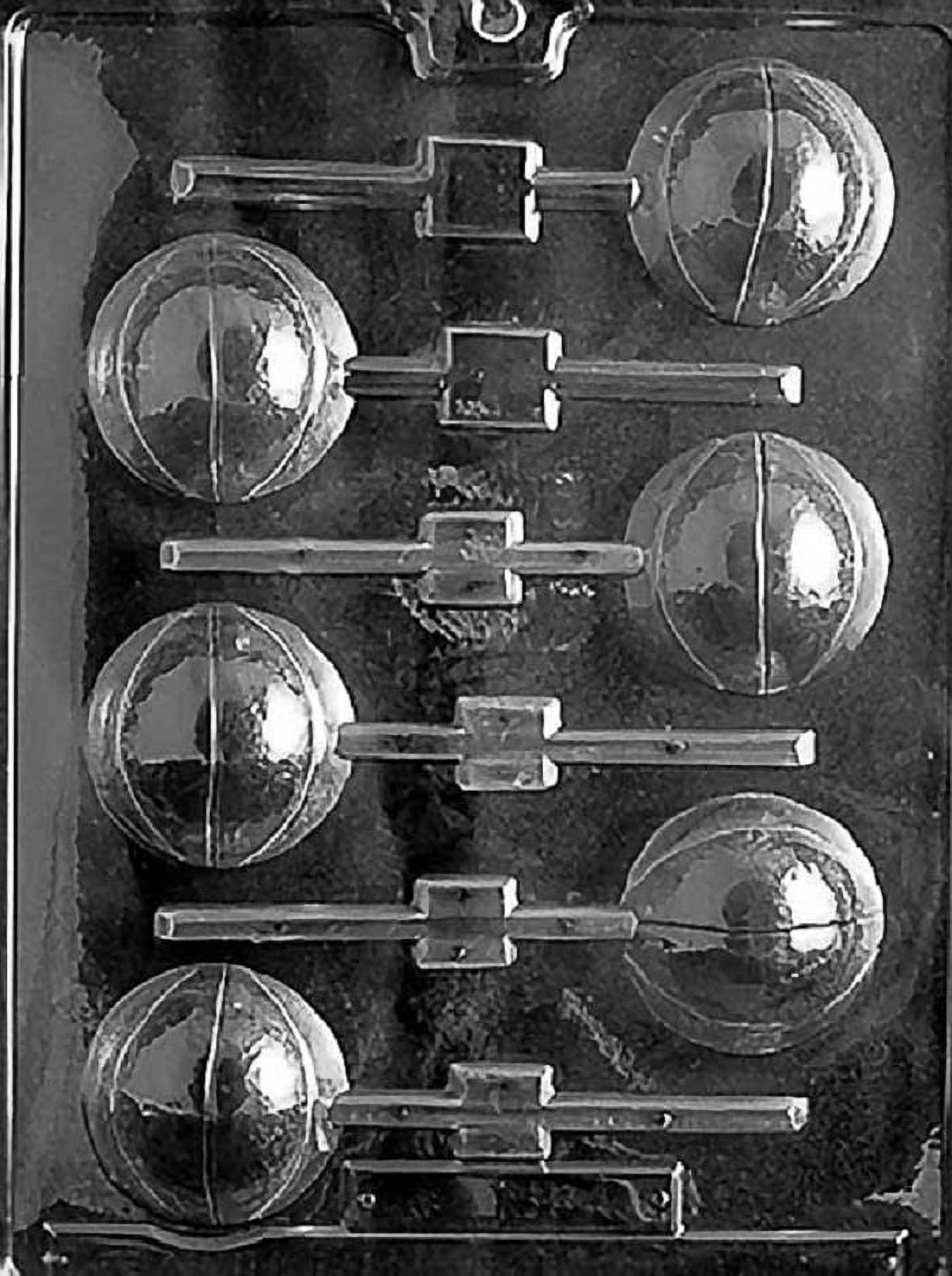 Grandmama's Goodies S027 Basketball Lollipop Chocolate Candy Soap Mold ...