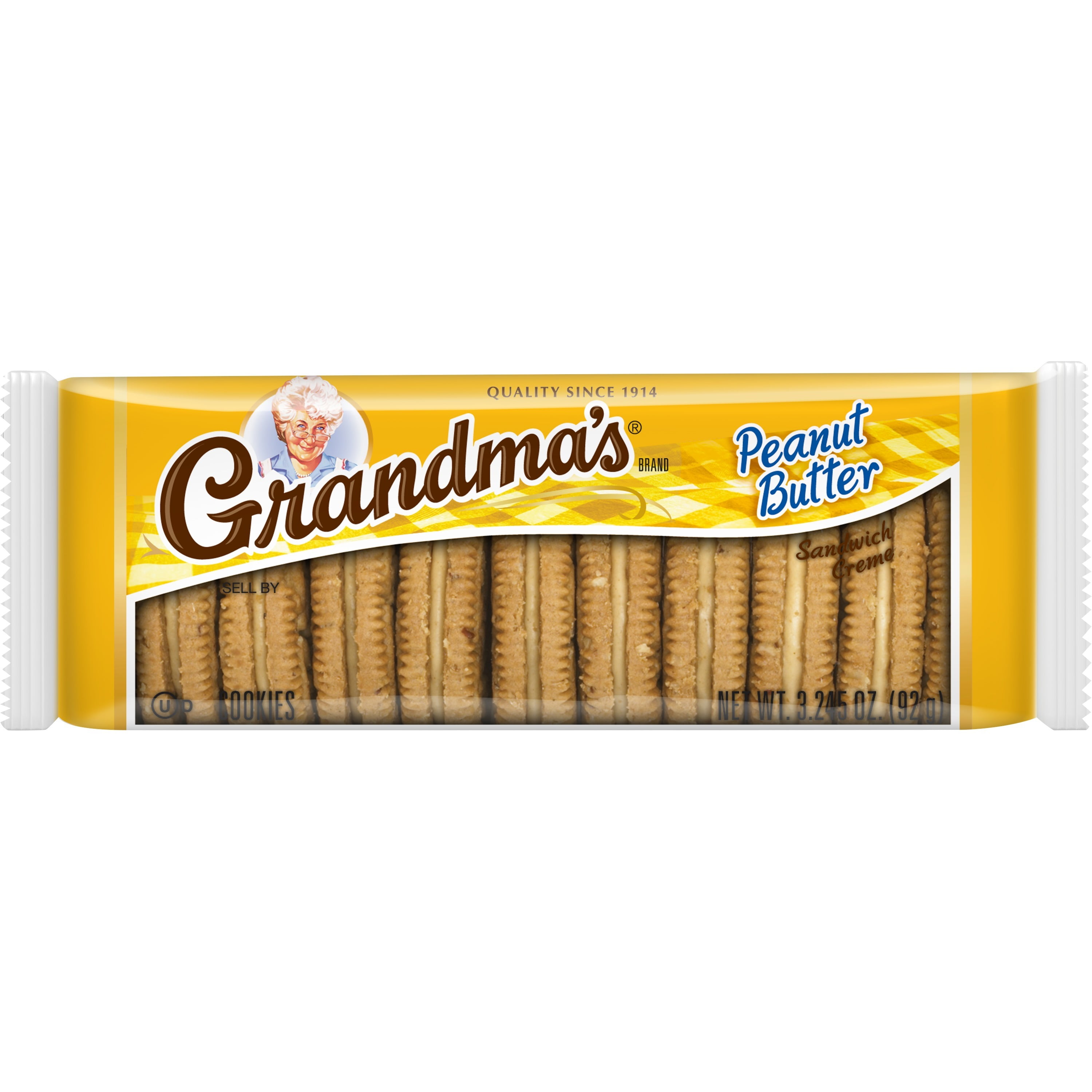 Grandmas Cookies Pnt Butr Crms 3.245oz - Walmart.com