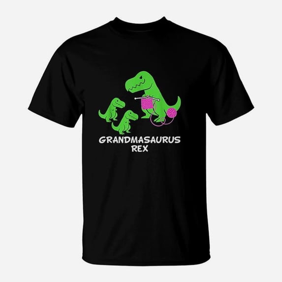 Grandmasaurus Rex Fun Grandma Dinosaur Saurus TShirt - Walmart.com