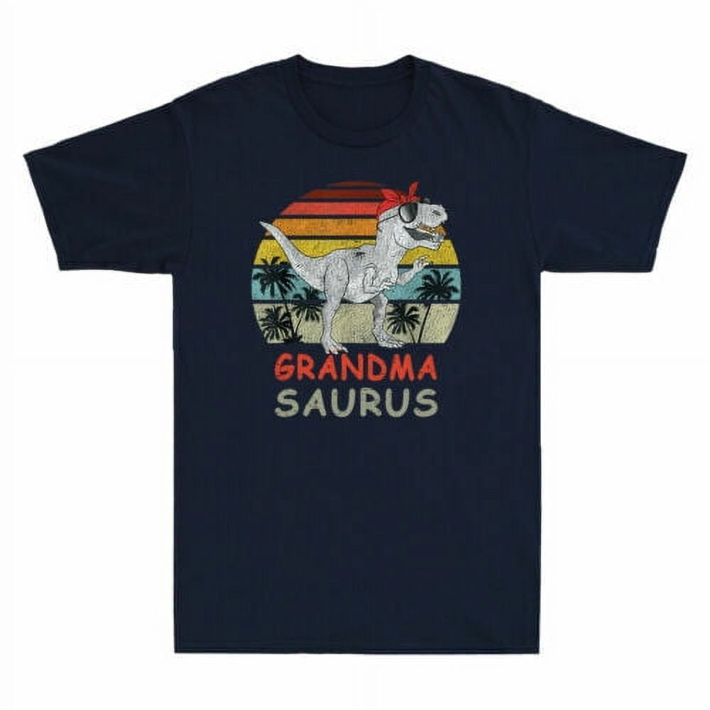 Grandmasaurus Rex T-Shirt Dinosaur Grandma Saurus Family Matching Men's ...