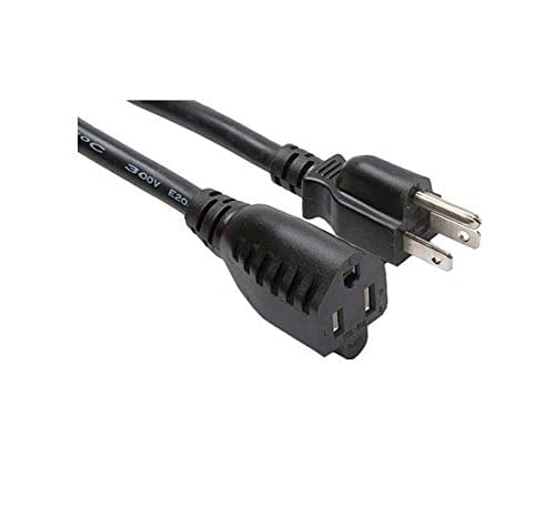 Grandmax 1 FT [5 Pack] Power Extension Cord, NEMA 5-15P (Male) to NEMA ...