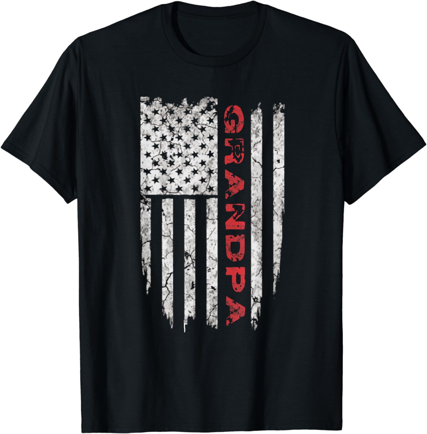 Grandpa American Flag T-shirt Father's Day Gifts Tee Shirts - Walmart.com