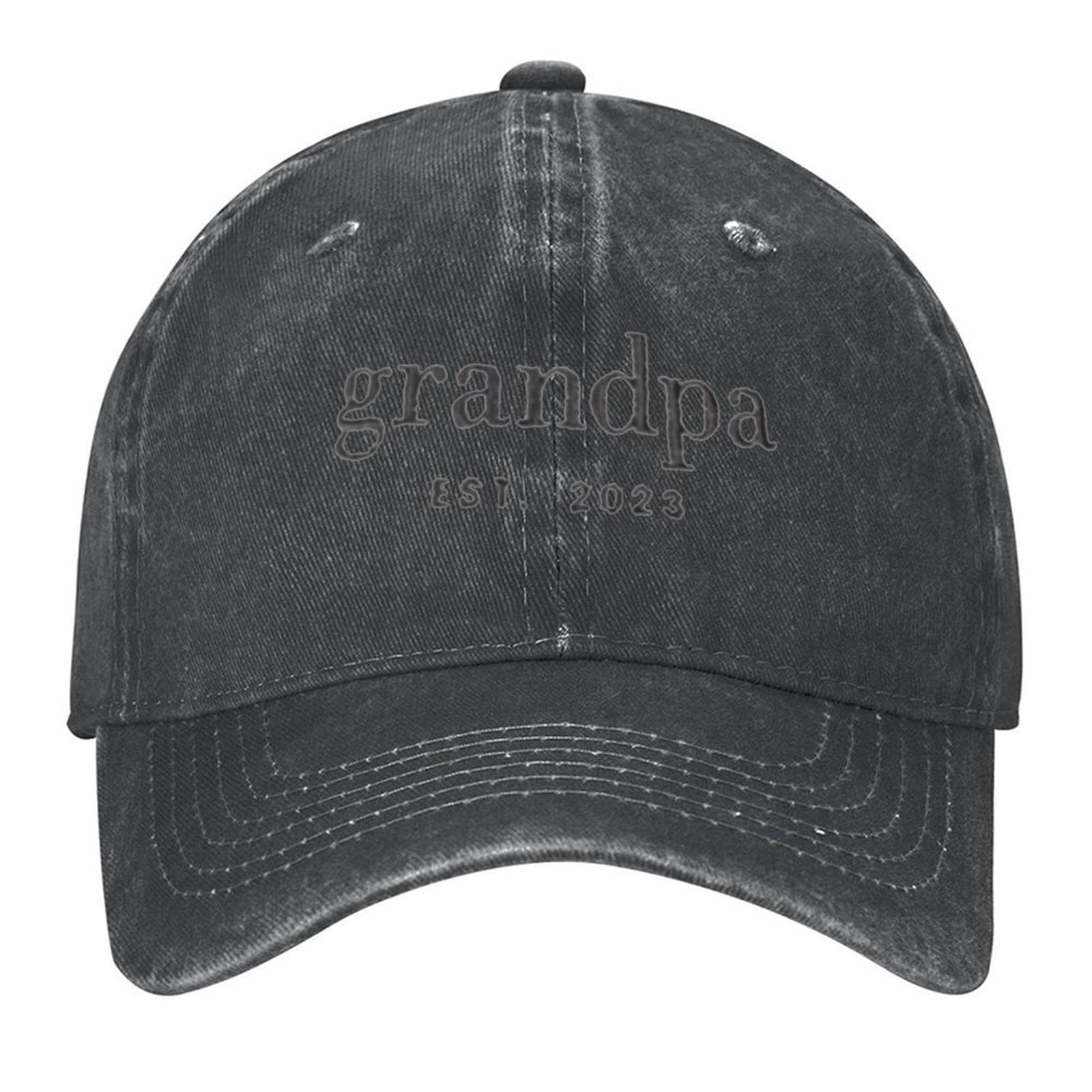 Grandpa Cap With 2025 Print Vintage Wash Dad Hat Adjustable Curved Brim ...