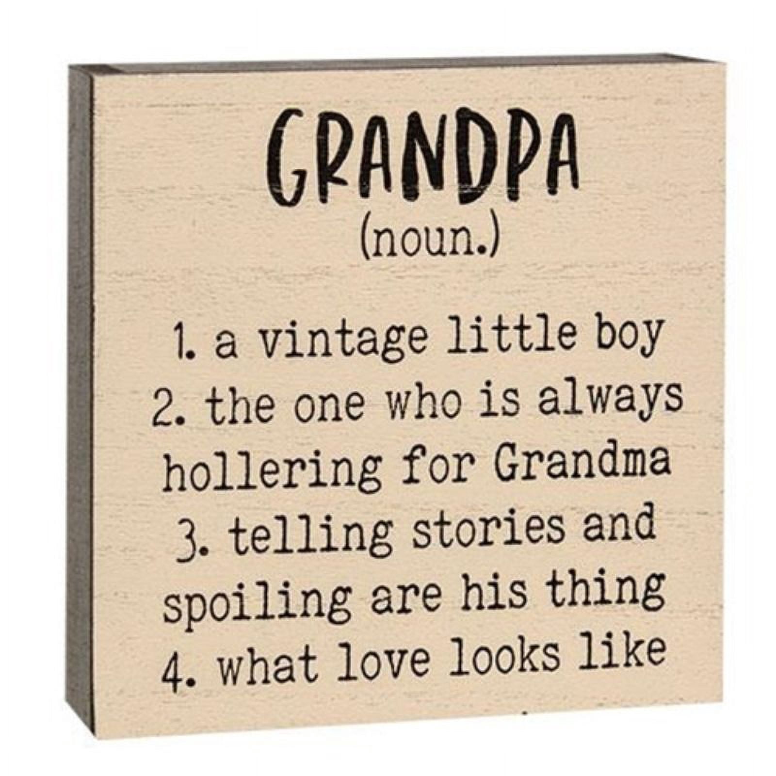 Grandpa Definition Box Sign - Walmart.com