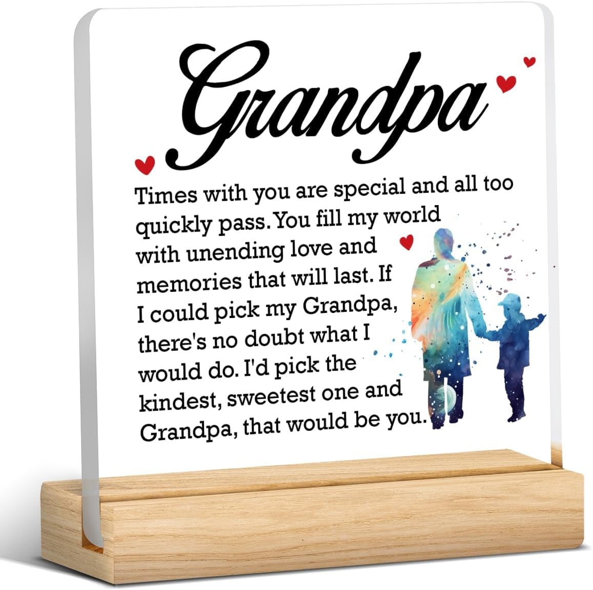 Grandpa Gift From Granddaughter Grandson, Best Grandpa Gift for ...