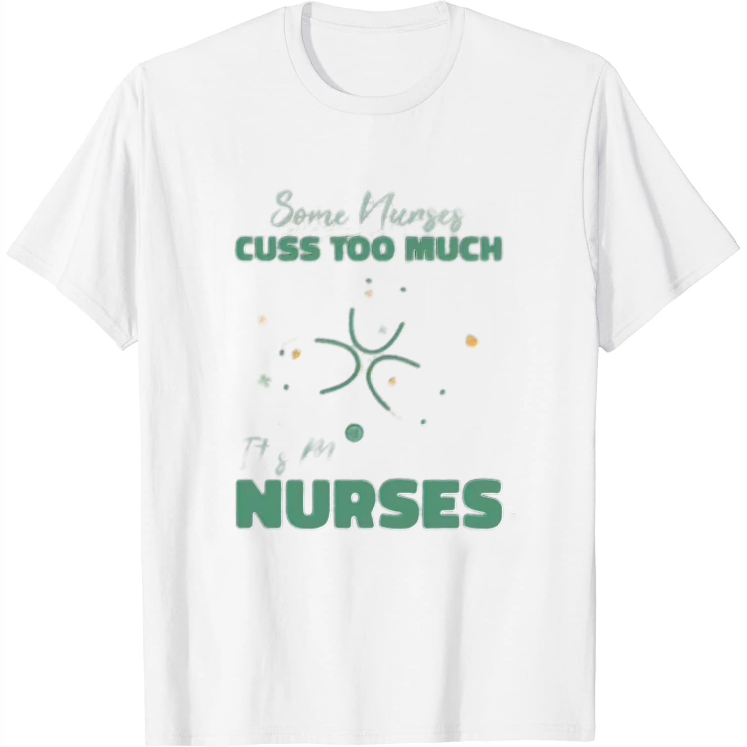 Grandpa Gift Idea Cool Stethoscope Design Shamrock Perfect Hostess ...