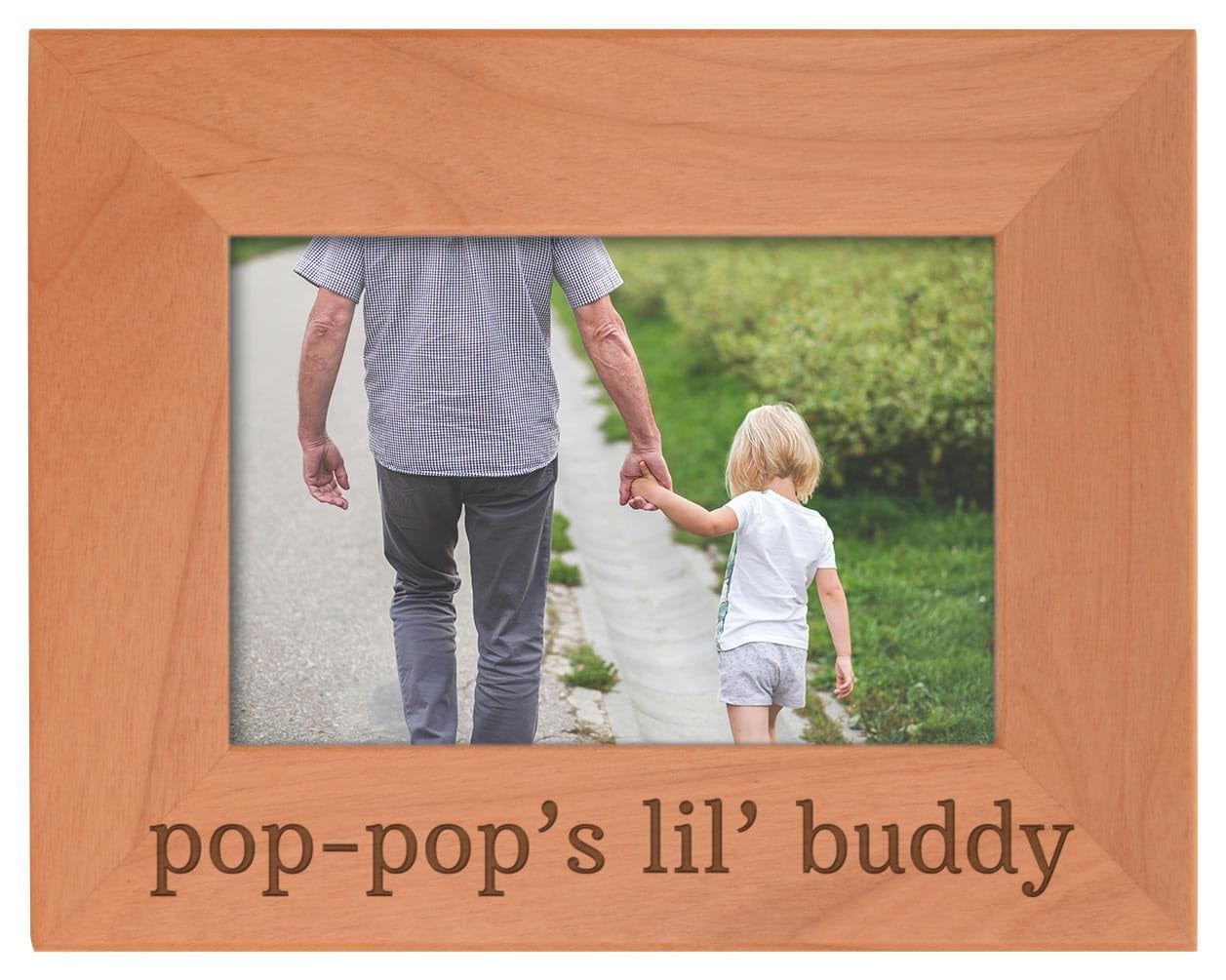 ThisWear Personalized Gifts Grandpa Gift Pop-Pop's Lil' Buddy Grandson ...