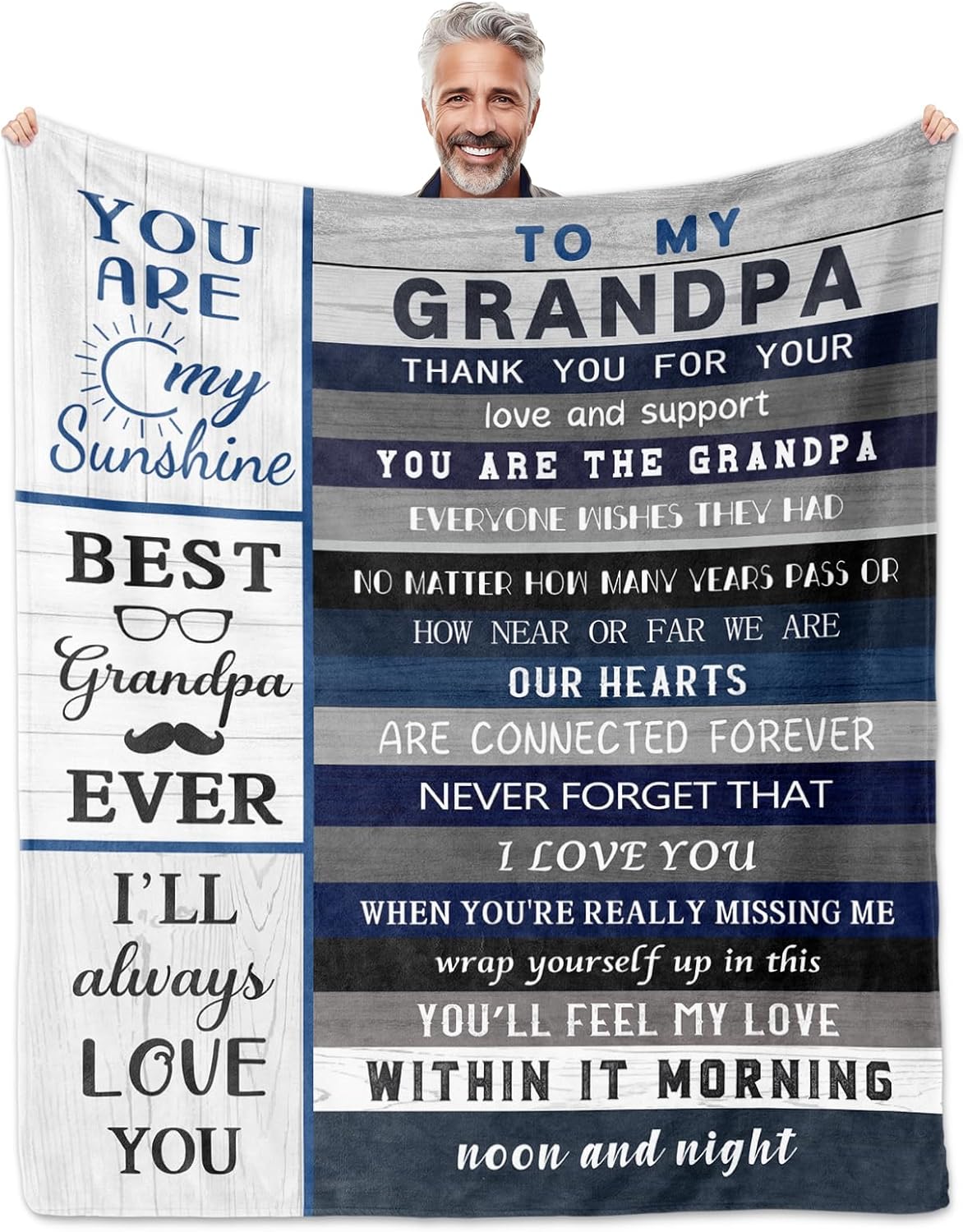 Grandpa Gifts Blanket - Gifts for Grandpa - Best Grandpa Gifts ...