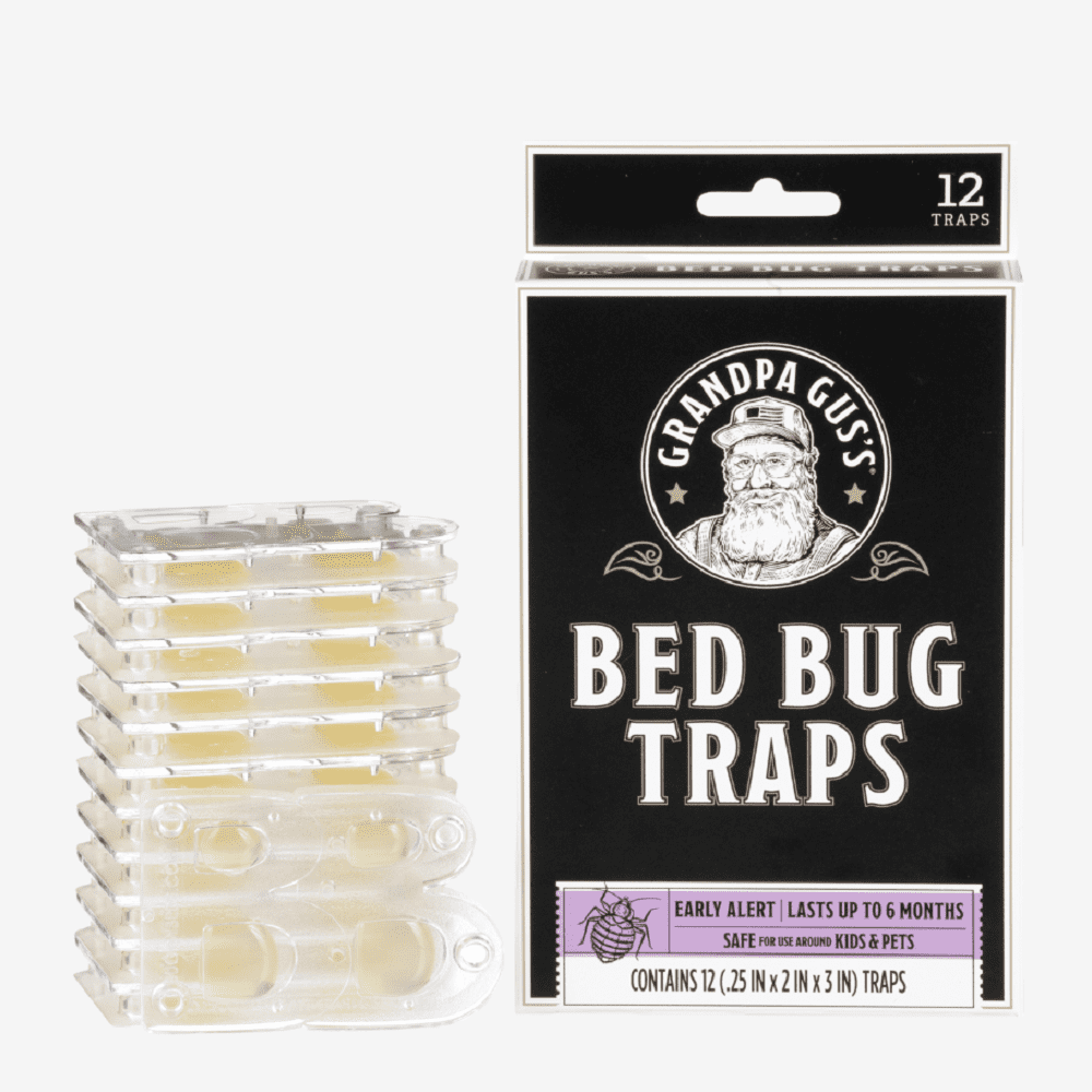 Grandpa Gus's Bed Bug Traps for Indoor, Sticky Traps for Home and ...