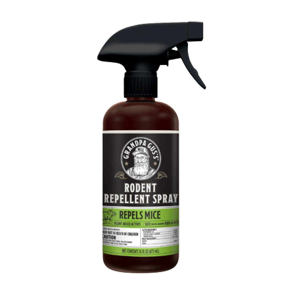 Grandpa Gus's Mouse Deterrent Spray, Natural Peppermint & Cinnamon ...