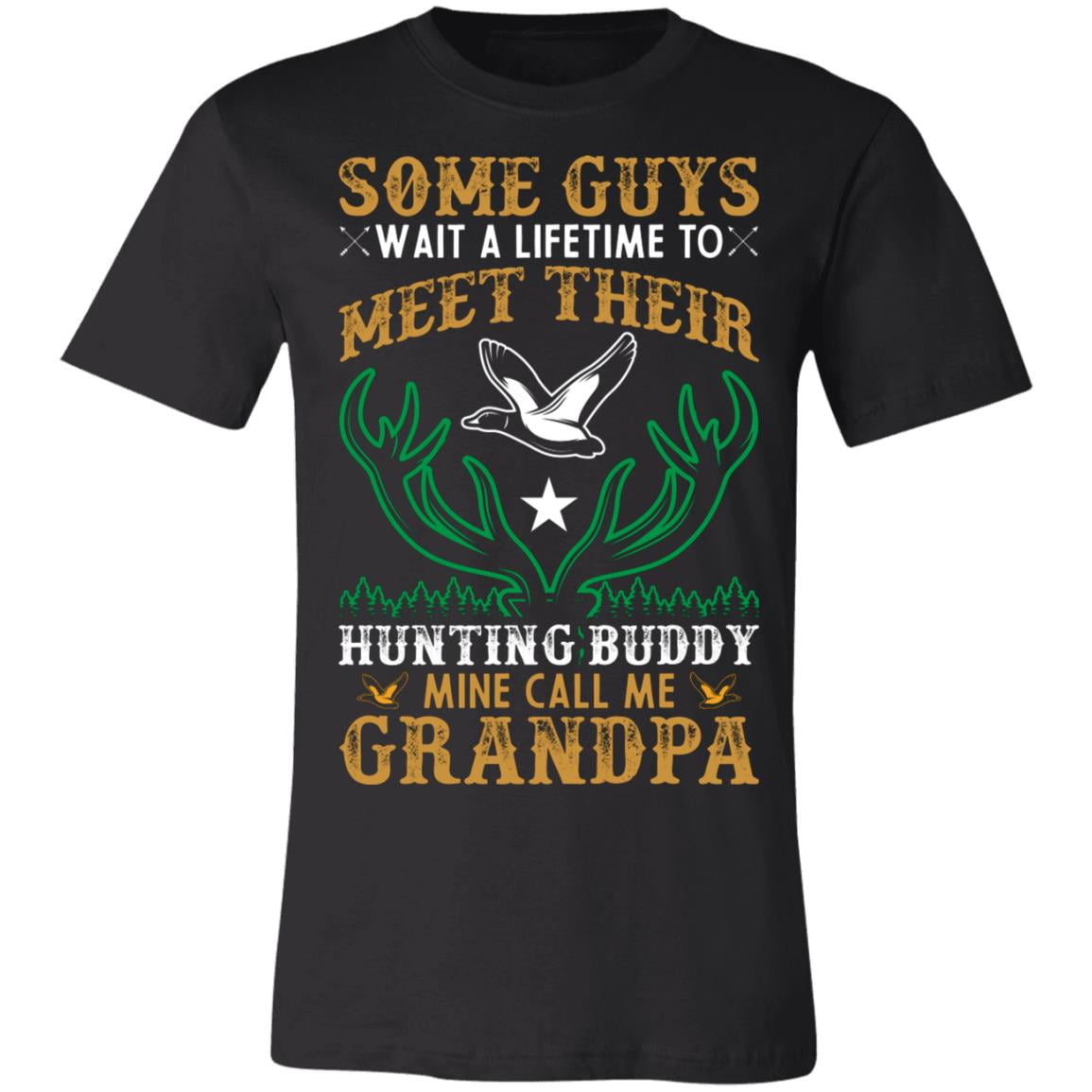 Grandpa Hunting Buddy Hunter T-Shirt - Walmart.com