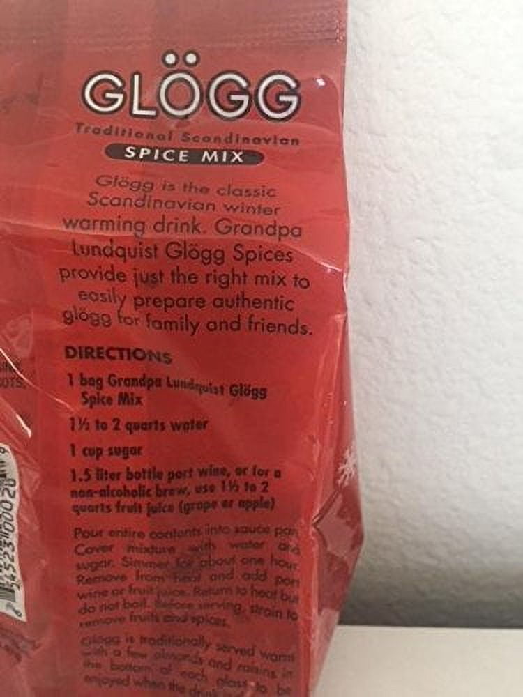 Grandpa Lundquist Glogg Spice Mix - Bundle H2FSDof 2 Bags 9 OZ each ...
