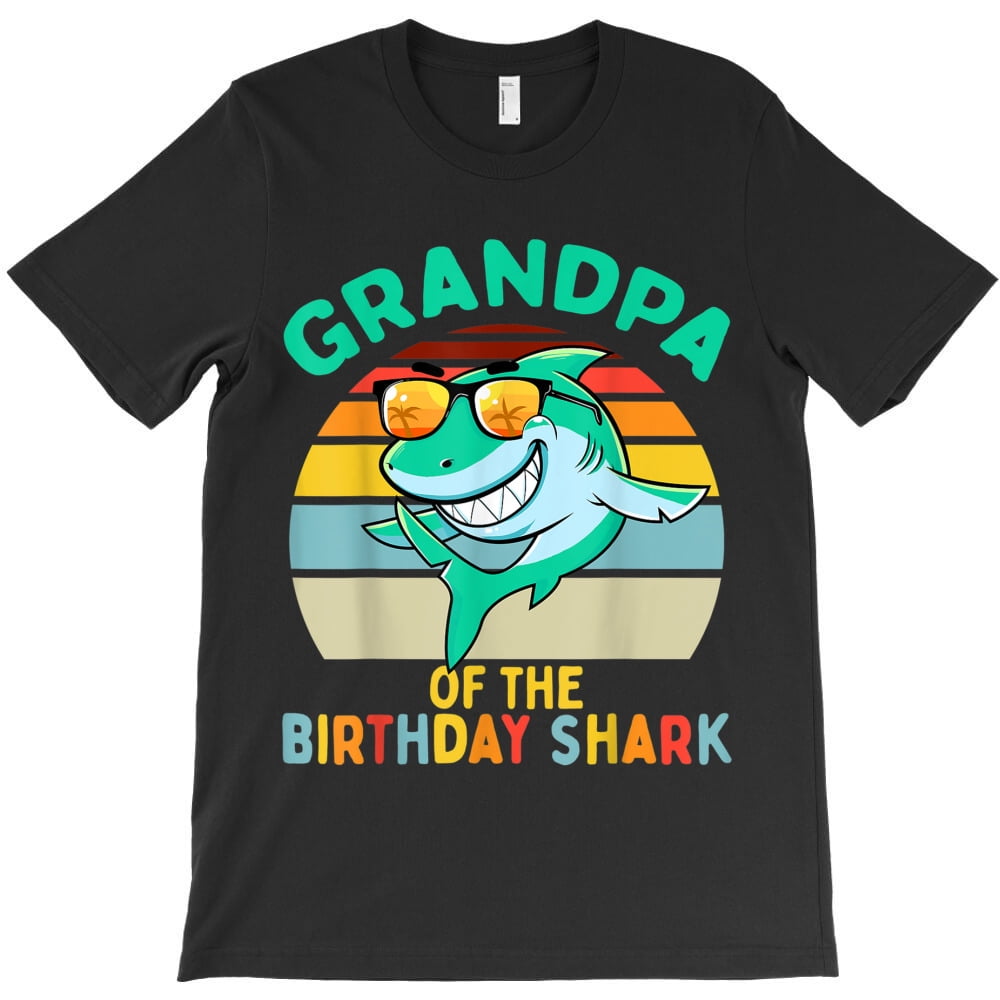 Grandpa Matching Family Funny Shark Birthday Gifts Boy Girl H32825 T ...
