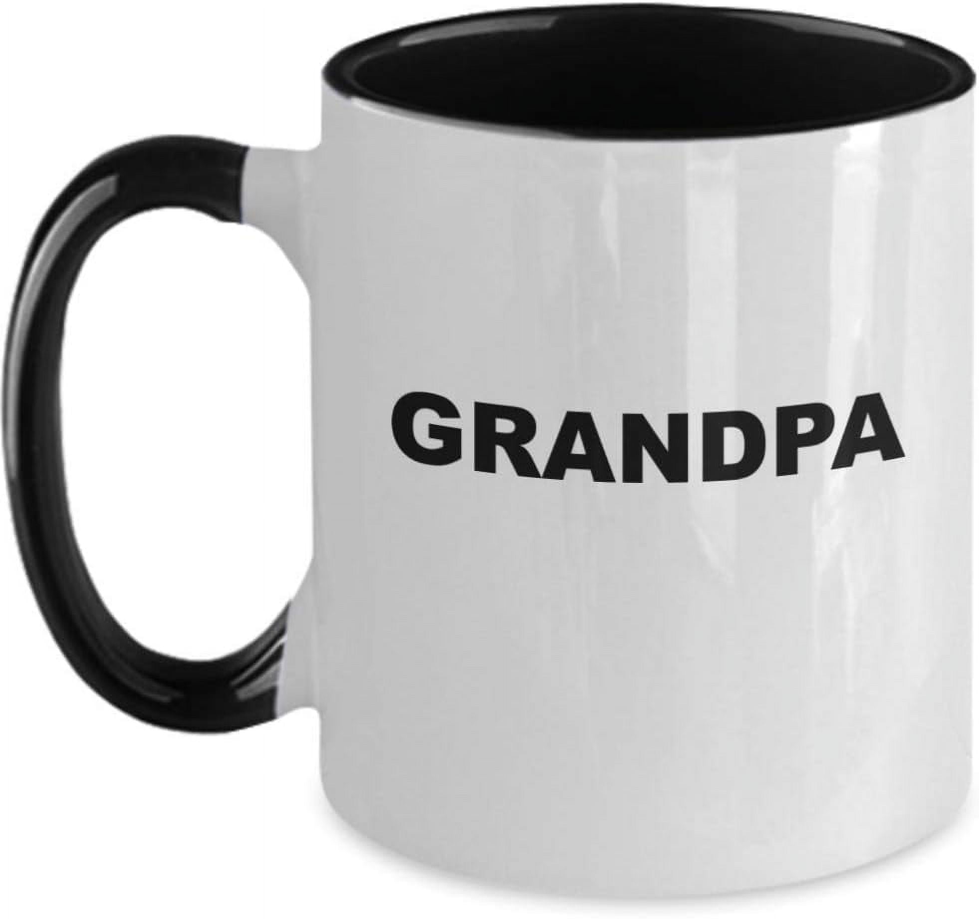 Grandpa Mug. Fathers Day Mug. Papa Coffee Mug. 11oz black and white ...