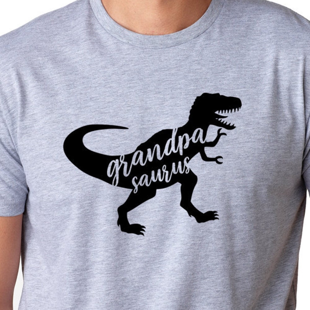 Grandpa Saurus Shirt - Grandpa T-Shirt, Grandpasaurus Tee Shirt ...